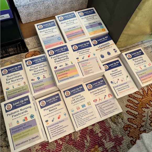 Other | Level Up Rn Nursing Flashcards Set | Poshmark